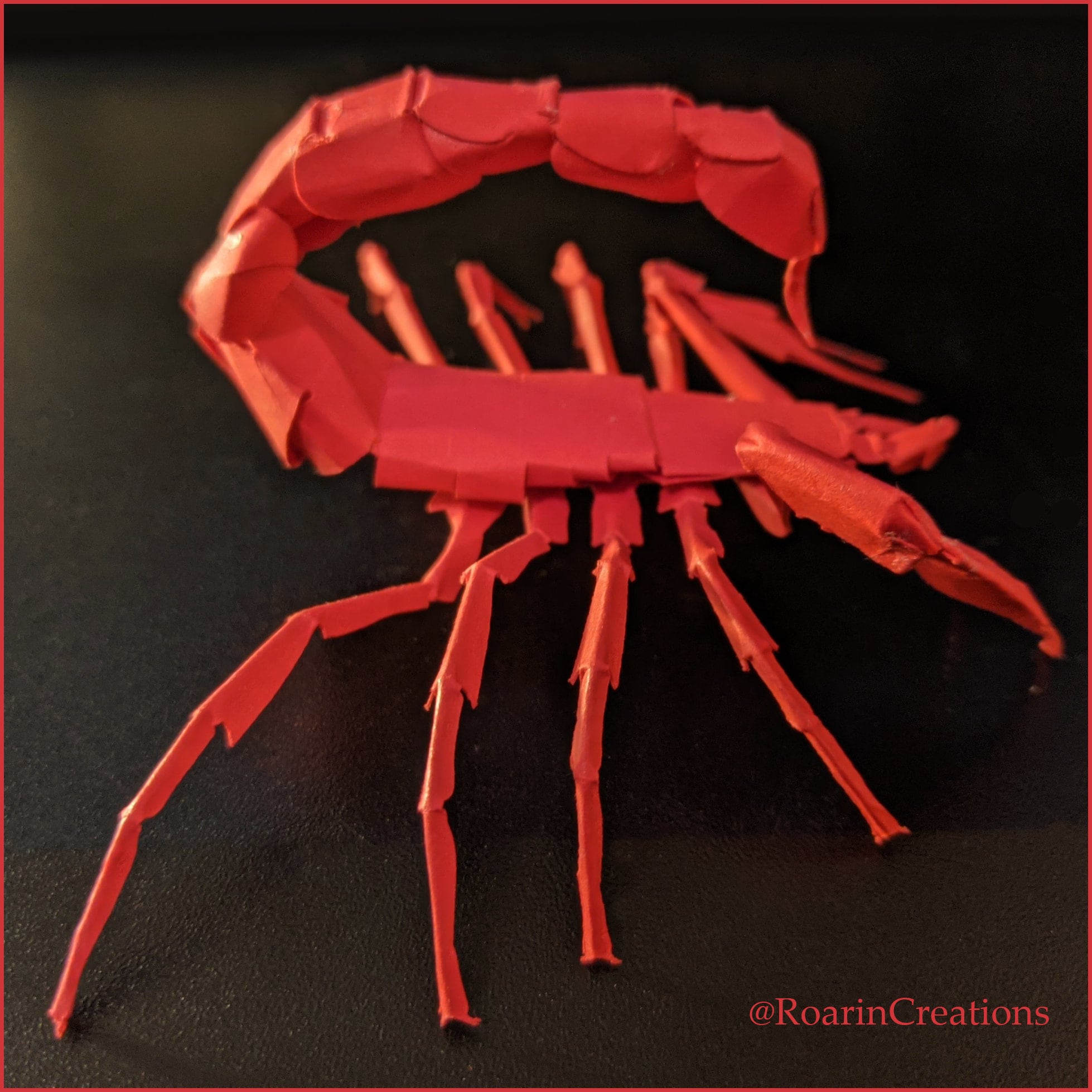 Scorpion DIY Papercraft Puzzle Cardstock Kit Unique Gift - Etsy