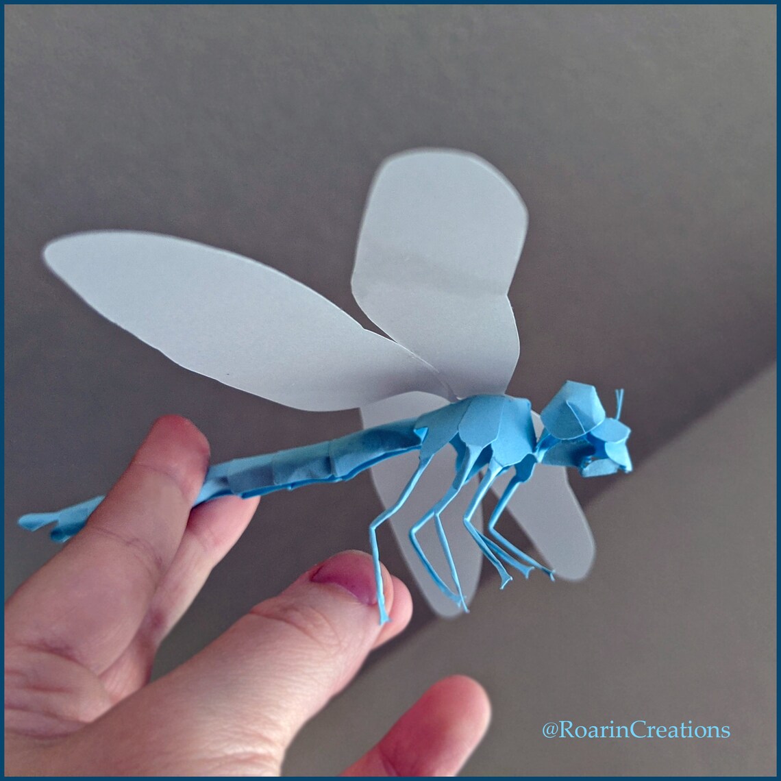 Dragonfly DIY Digital, Papercraft, Cricut Cutting Machine Pattern - Etsy