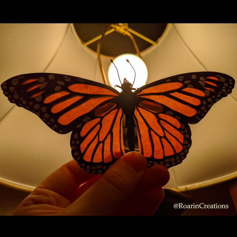 Monarch Butterfly DIY Digital, Papercraft, Cricut Cutting Machine ...