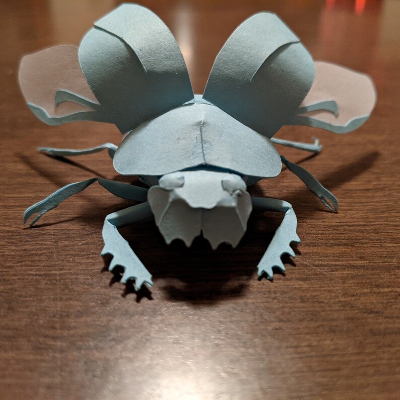 Scarab Digital Papercraft Pattern Cricut Cutting Machine - Etsy