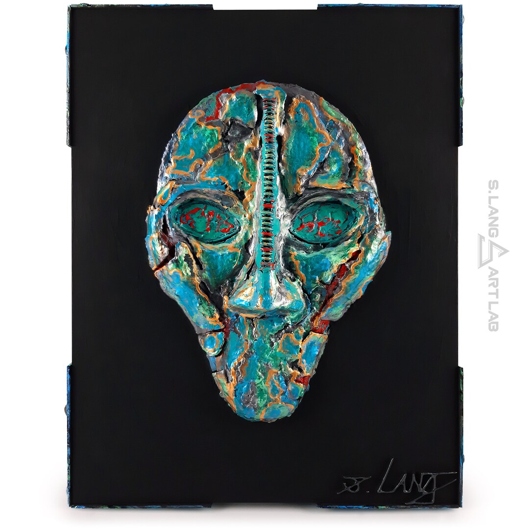 Aries Skull Mask Wall Sculpture: Greek God of War Ceramic Art - Etsy