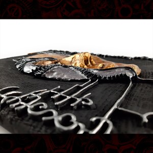 Biomechanic Cyborg Wall Sculpture, Cyberpunk Clay Wall Hanging, HR ...