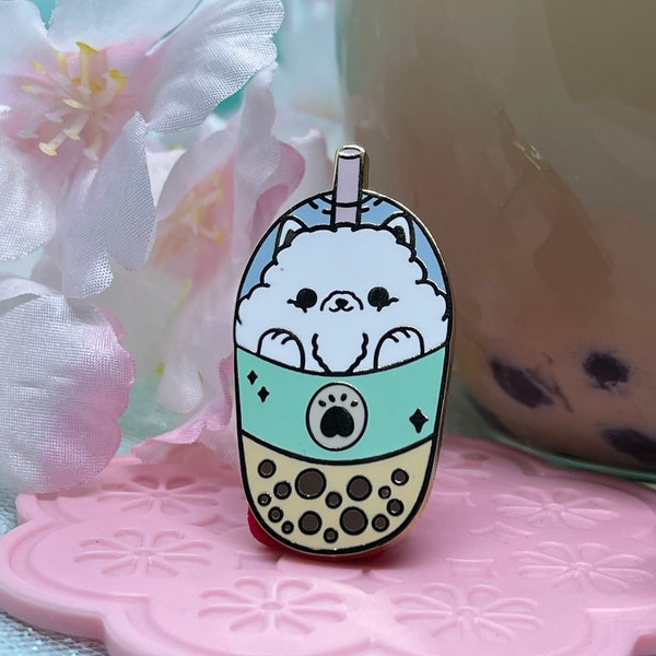 Bubble Tea Enamel Pin - Etsy