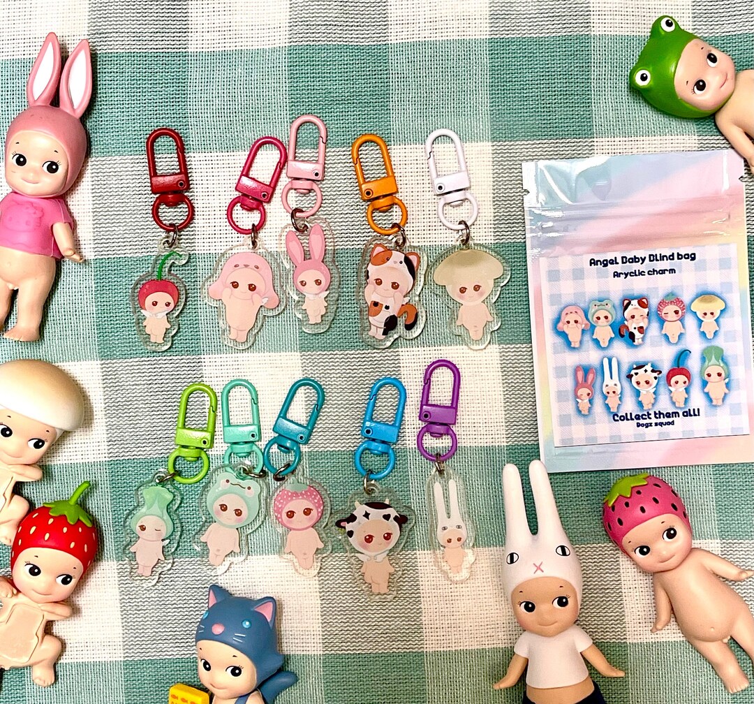 Baby Angels Blind Bag Acrylic Keychains-cherub Angel Babies Acrylic ...