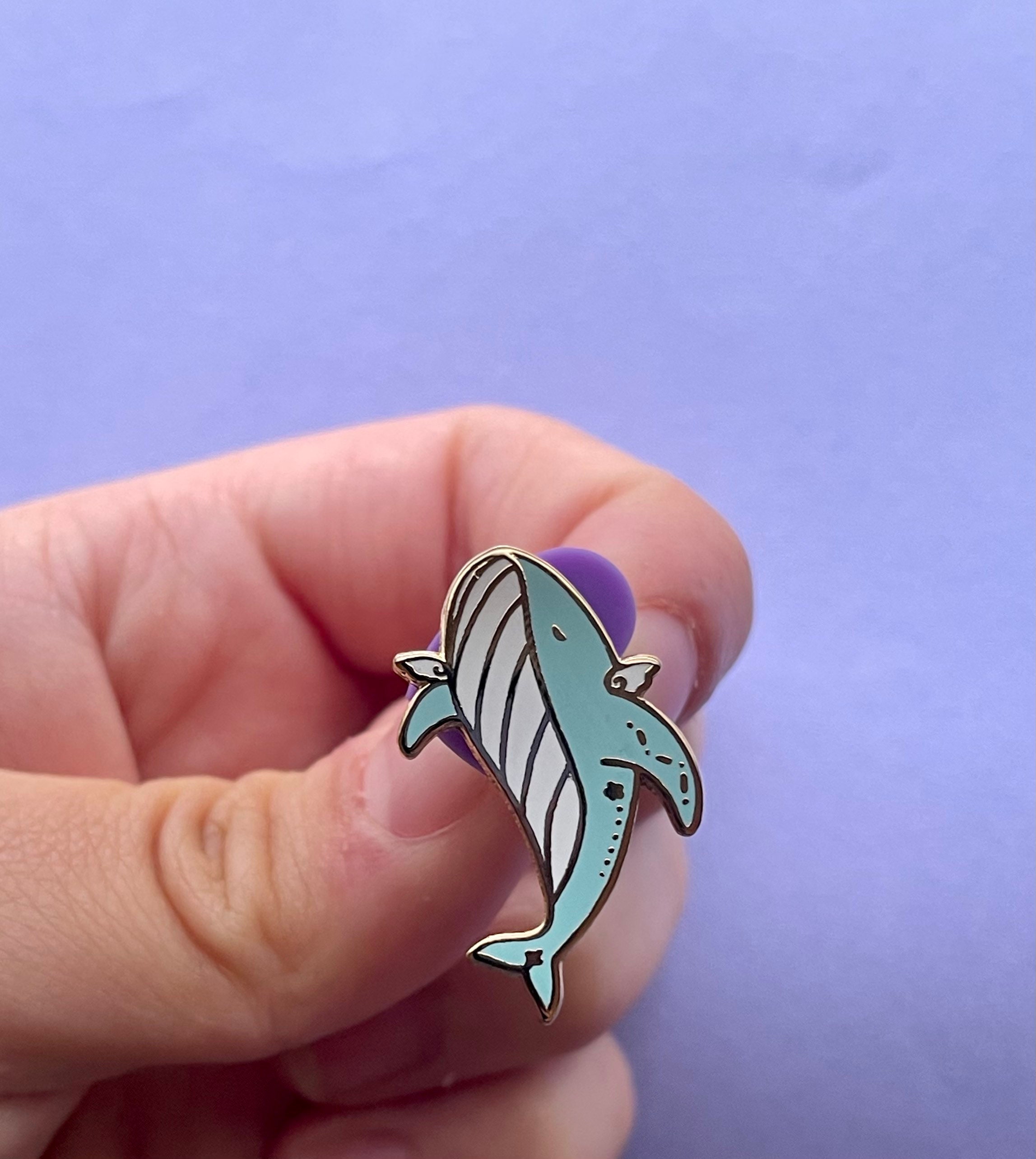 Cute Whale Mini Pins Cute Ocean Pins Whale Enamel Pins Cute - Etsy