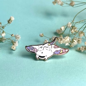 Celestial Manta Ray- Manta Ray Pins- Cute Ocean Pins- Celestial Ocean ...
