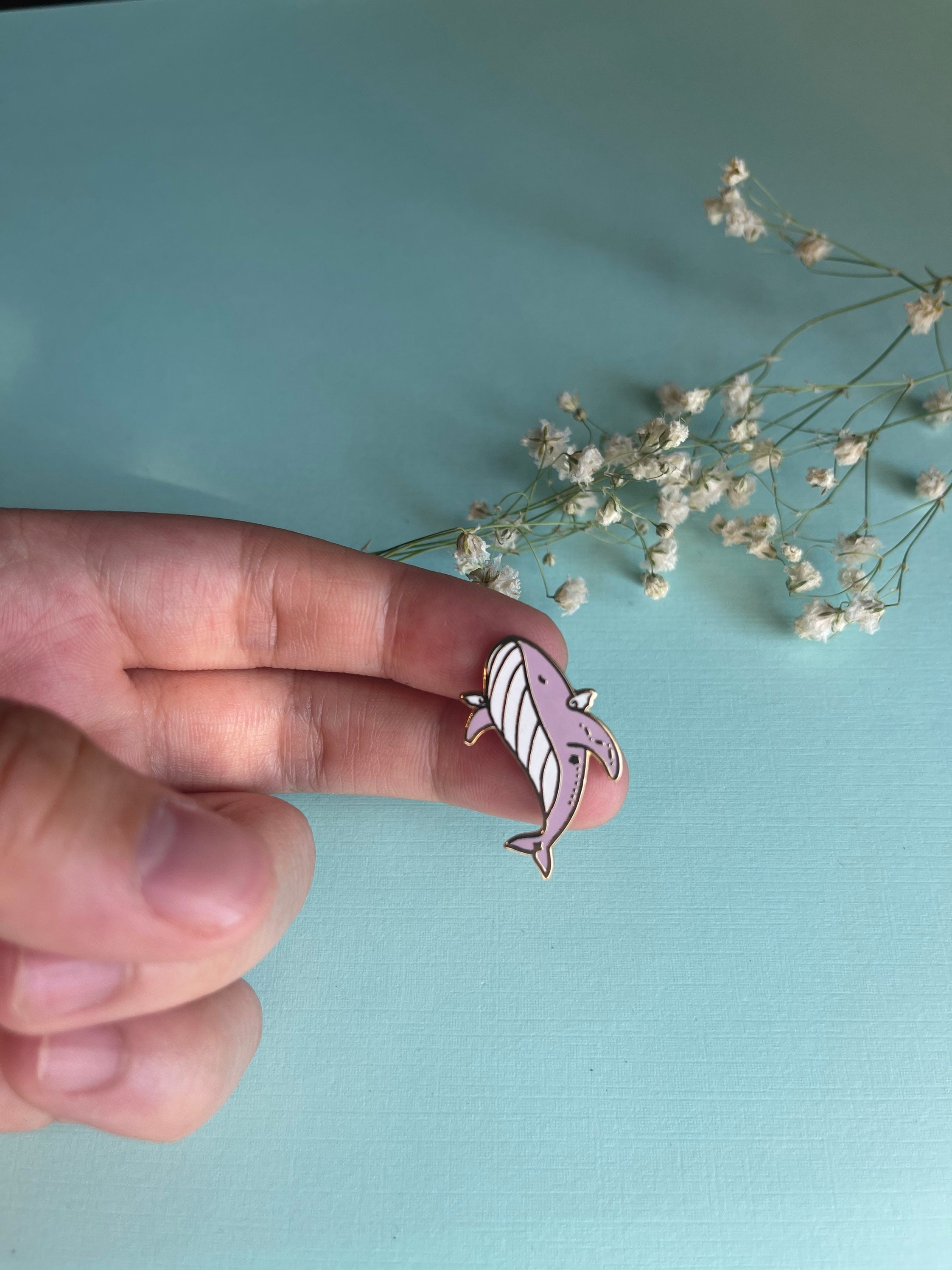 Cute Whale Mini Pins Cute Ocean Pins Whale Enamel Pins Cute - Etsy