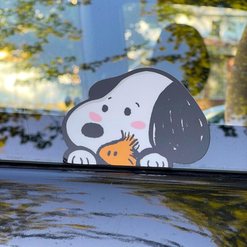 Snoopy Car Decal - Etsy