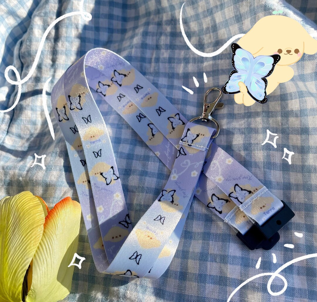 Kawaii Lanyard With BREAKAWAY- Cute Lanyards for Nurses- Kawaii Puppy ...