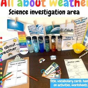 All About Weather - Investigation Science Center - Etsy