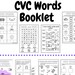 CVC Words Booklet - Etsy