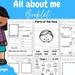 All About Me Booklet Kindergarten | Etsy