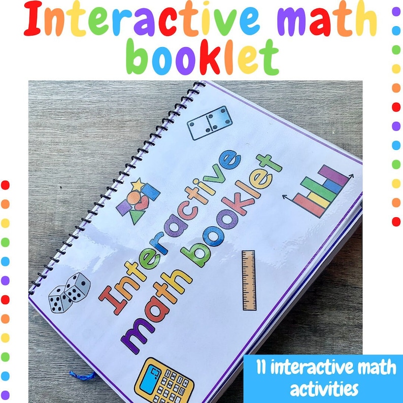 Interactive Math Booklet - Etsy