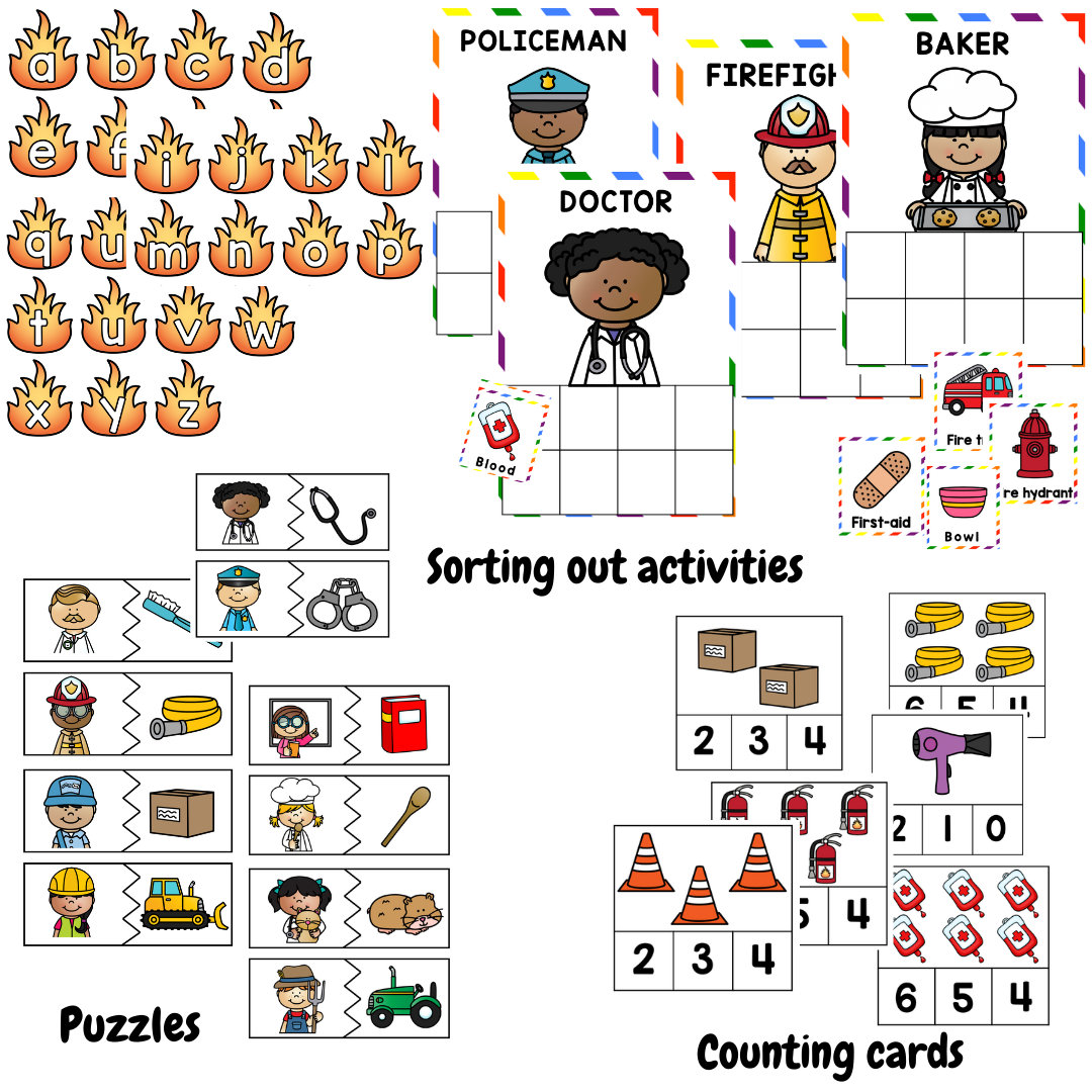 Community Helpers Centers for Early Years - Etsy