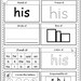 High Frequency Words Booklet - 50 Words - Etsy