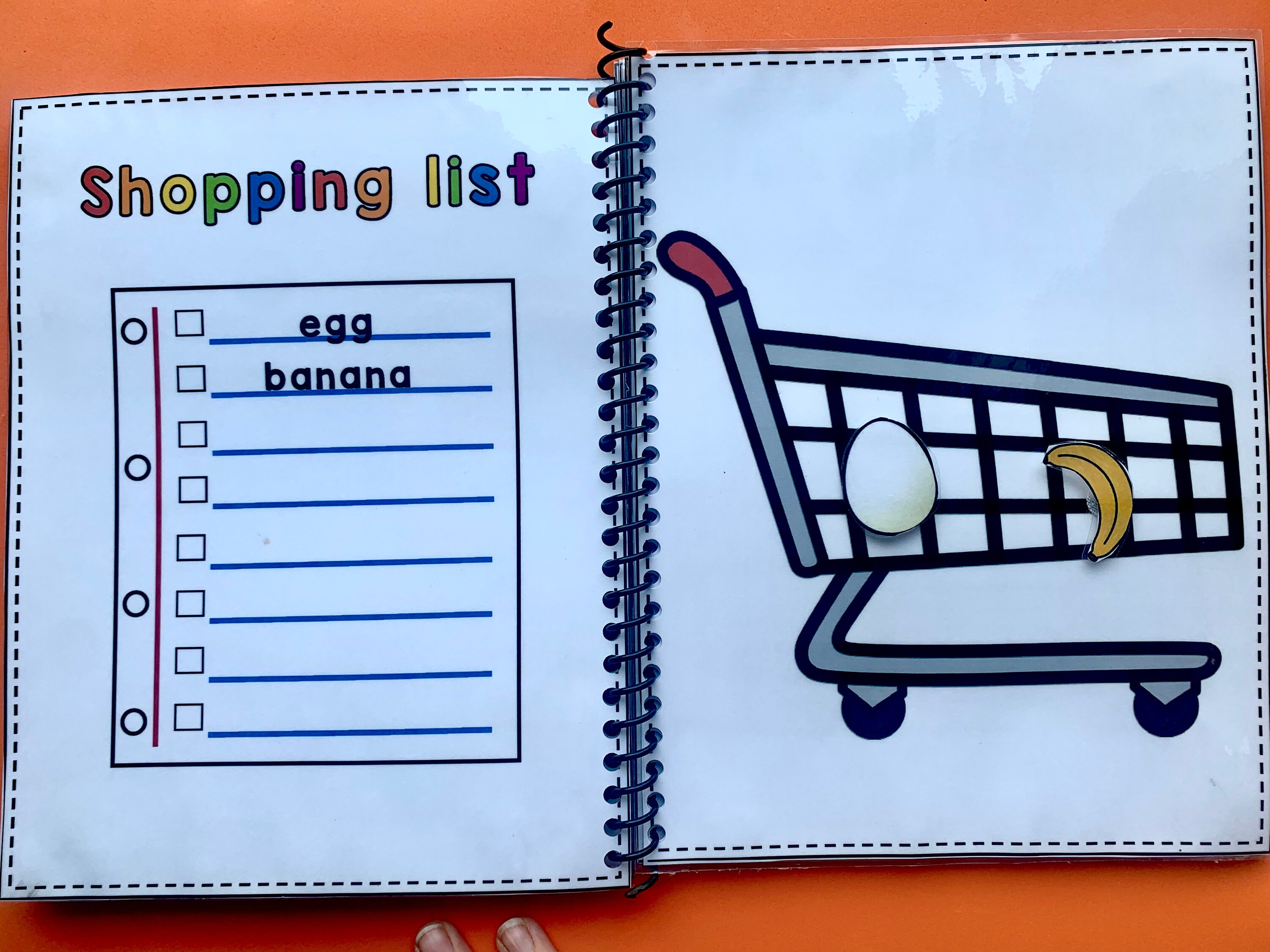 Folleto interactivo de comprensión lectora Vamos de compras Lectura ...