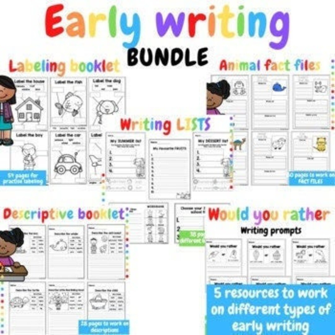 Early Writing BUNDLE - Early Years - Etsy