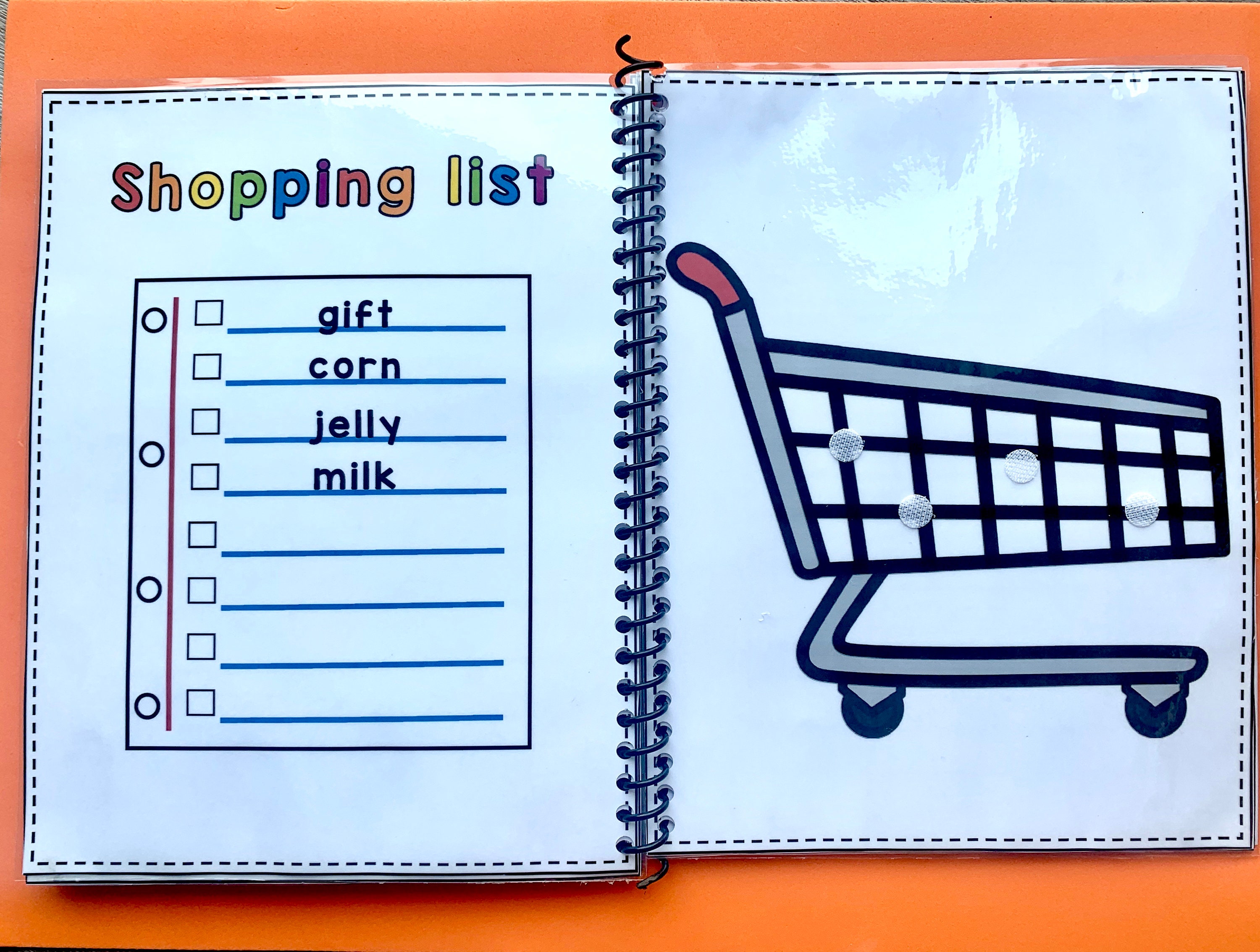 Reading Comprehension Interactive Booklet - Let's Go Shopping - Early ...