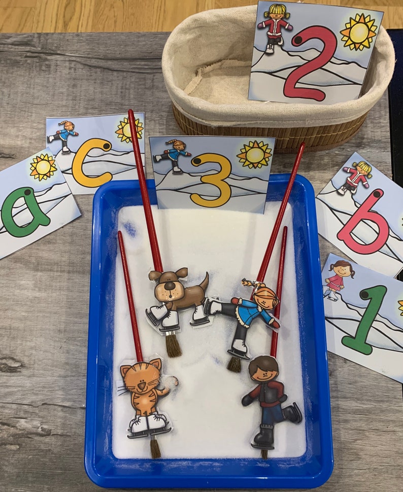 Salt Tray Writing - Number and Letter Formation - Early Years - Etsy