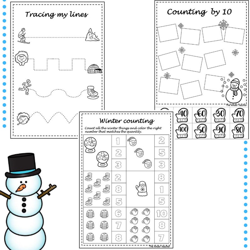 Winter Booklet - Etsy