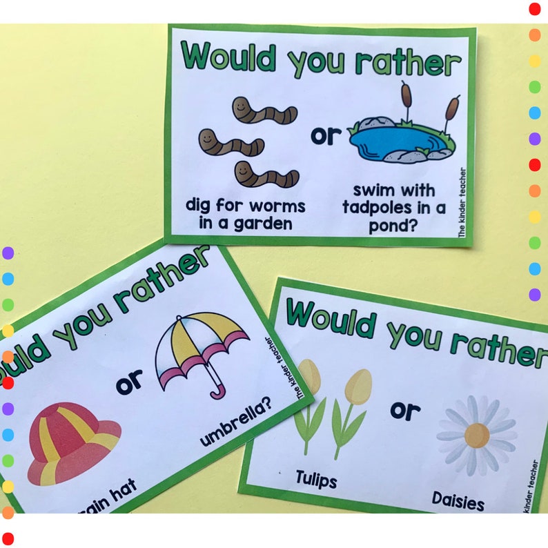 Would You Rather Question Cards - BUNDLE - Etsy