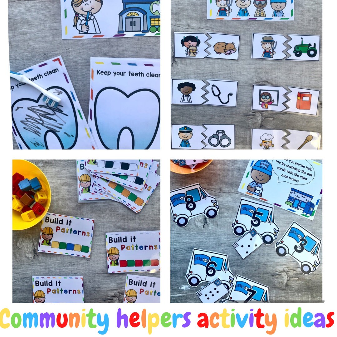 Community Helpers Centers for Early Years - Etsy