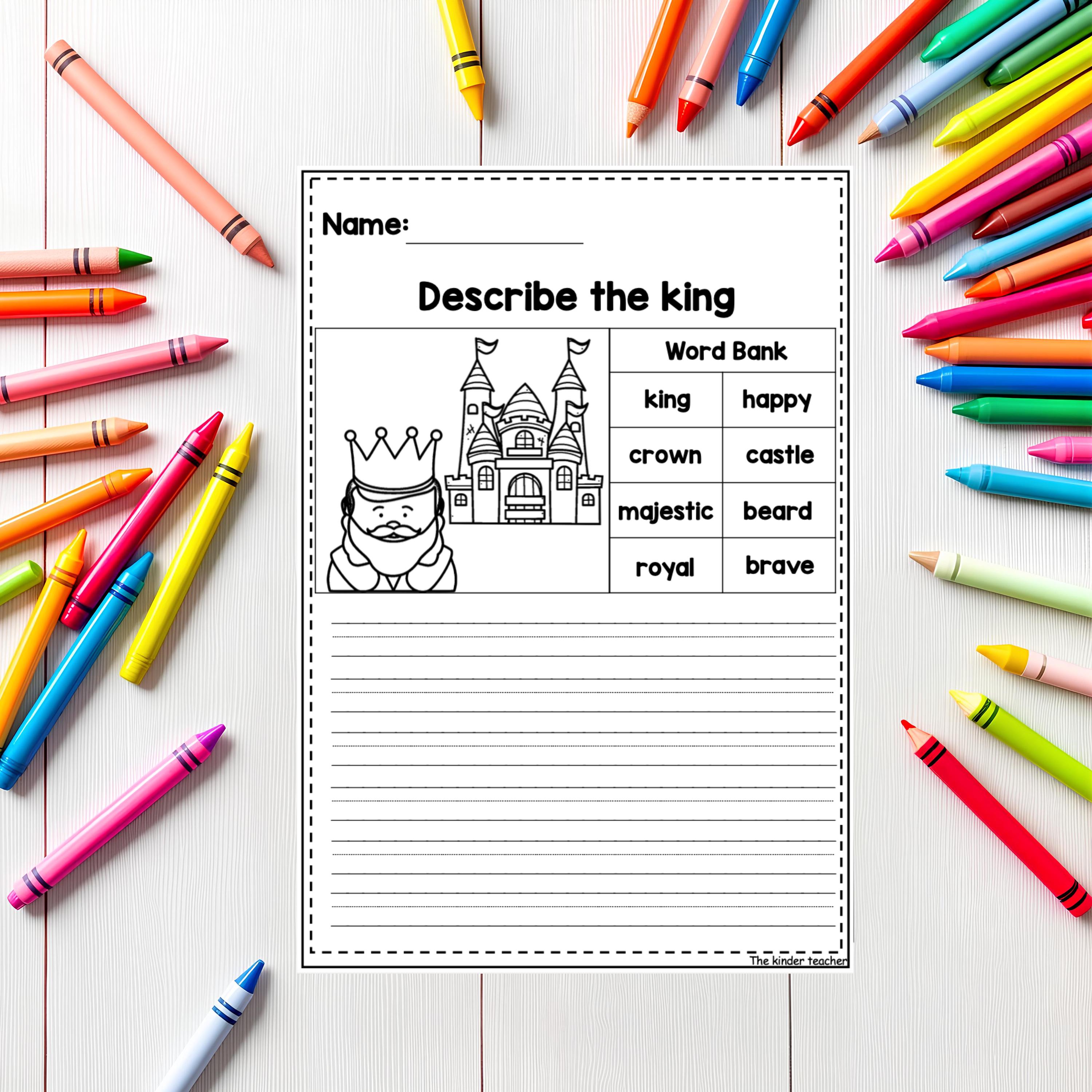 Descriptive Writing Booklet . Early Years Writing - Etsy