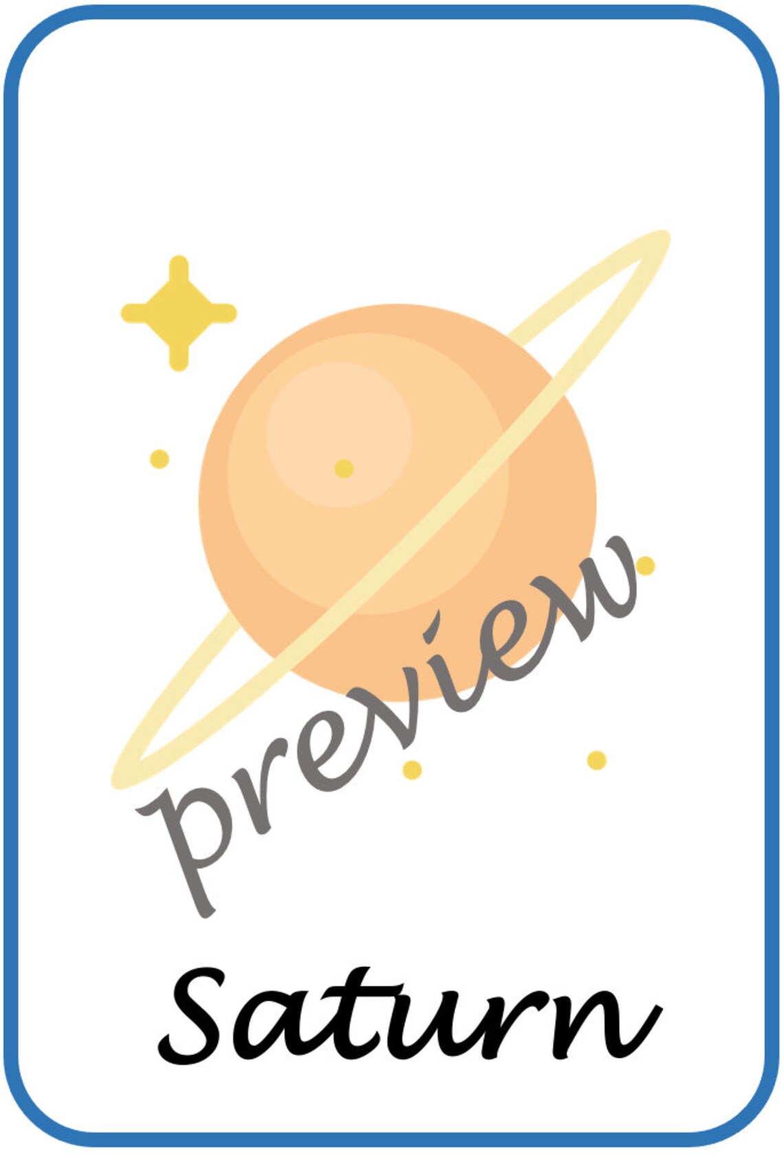 Space Posters and Key Vocabulary - Etsy