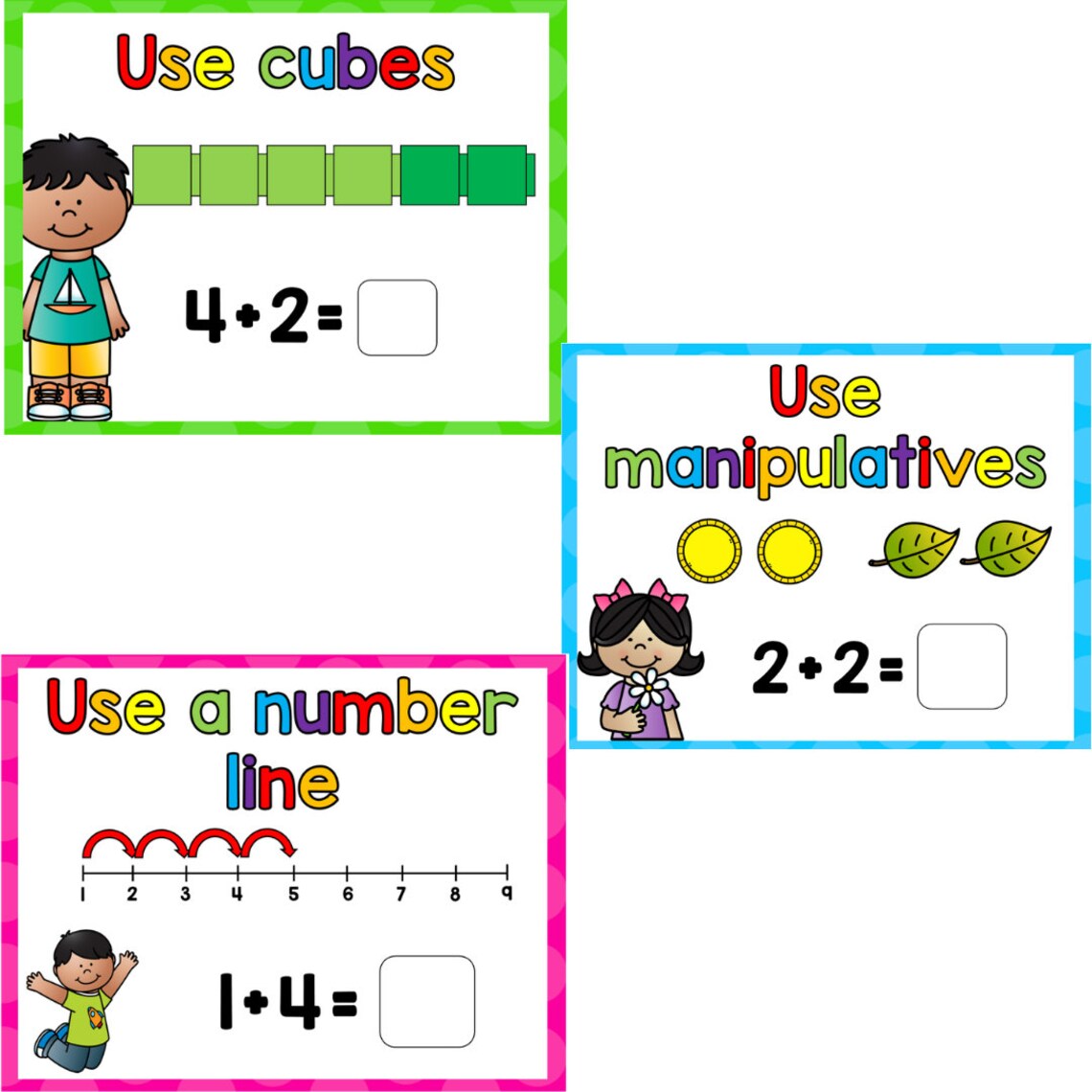 Addition Strategies Posters - Etsy