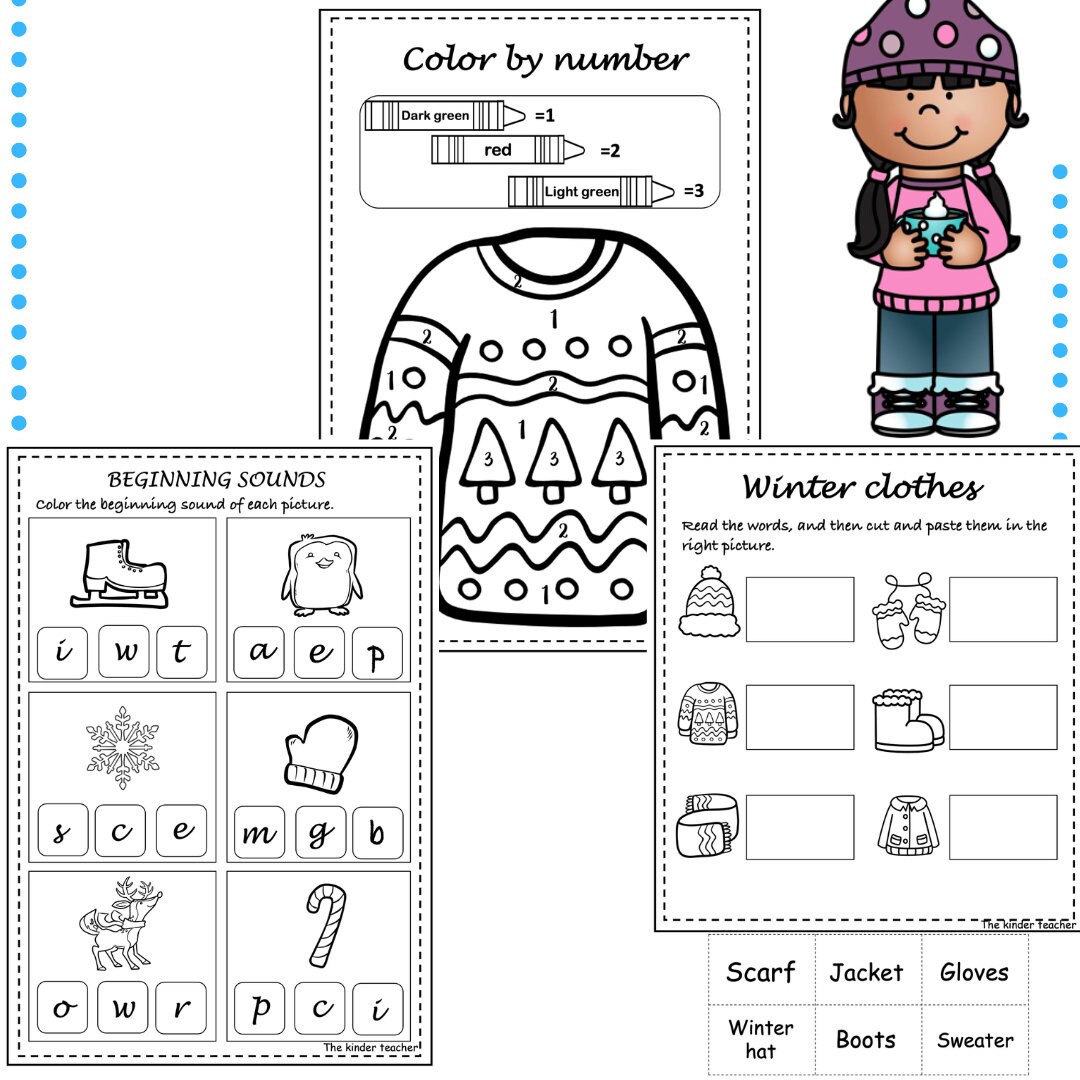 Winter Booklet - Etsy