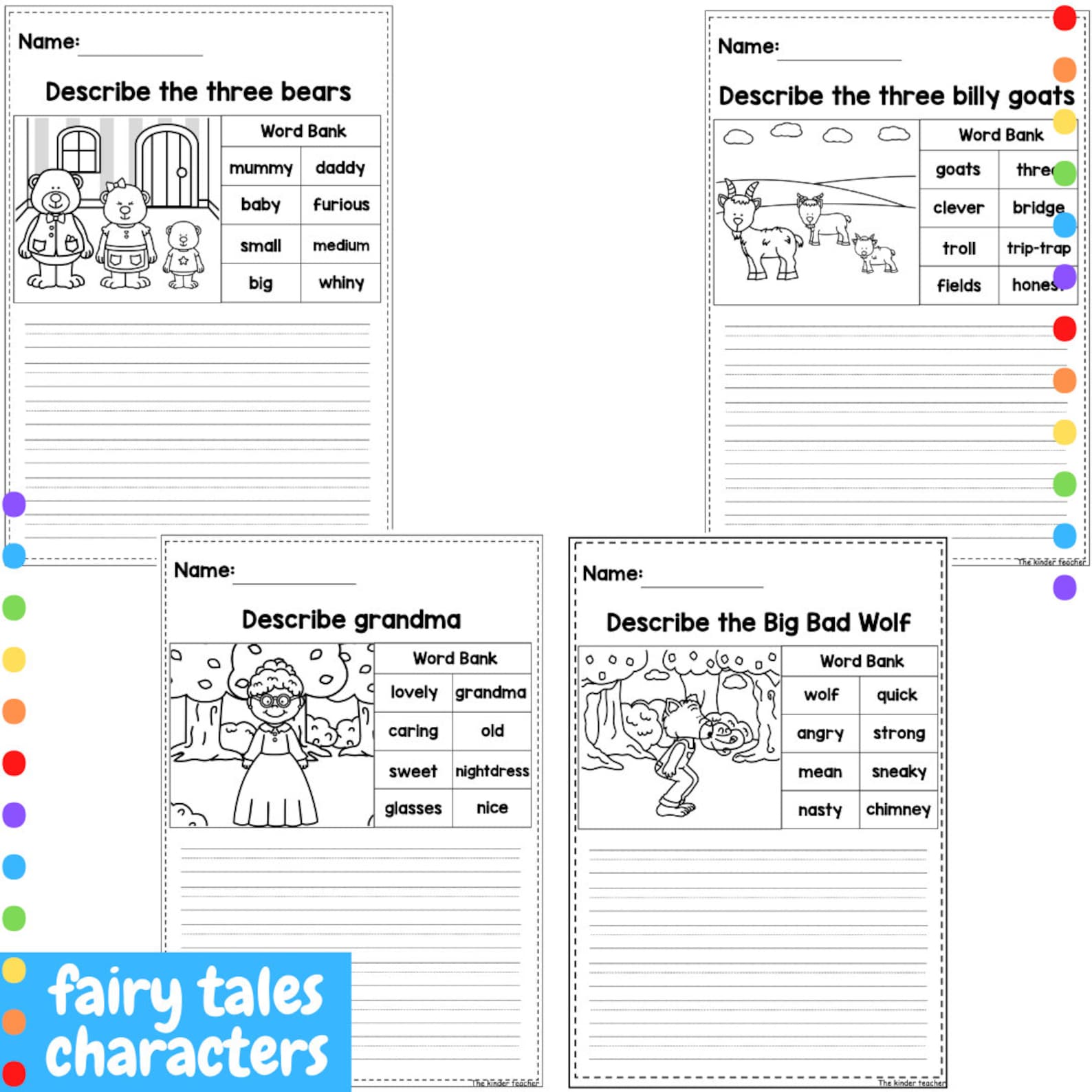Descriptive Writing Booklet . Early Years Writing - Etsy