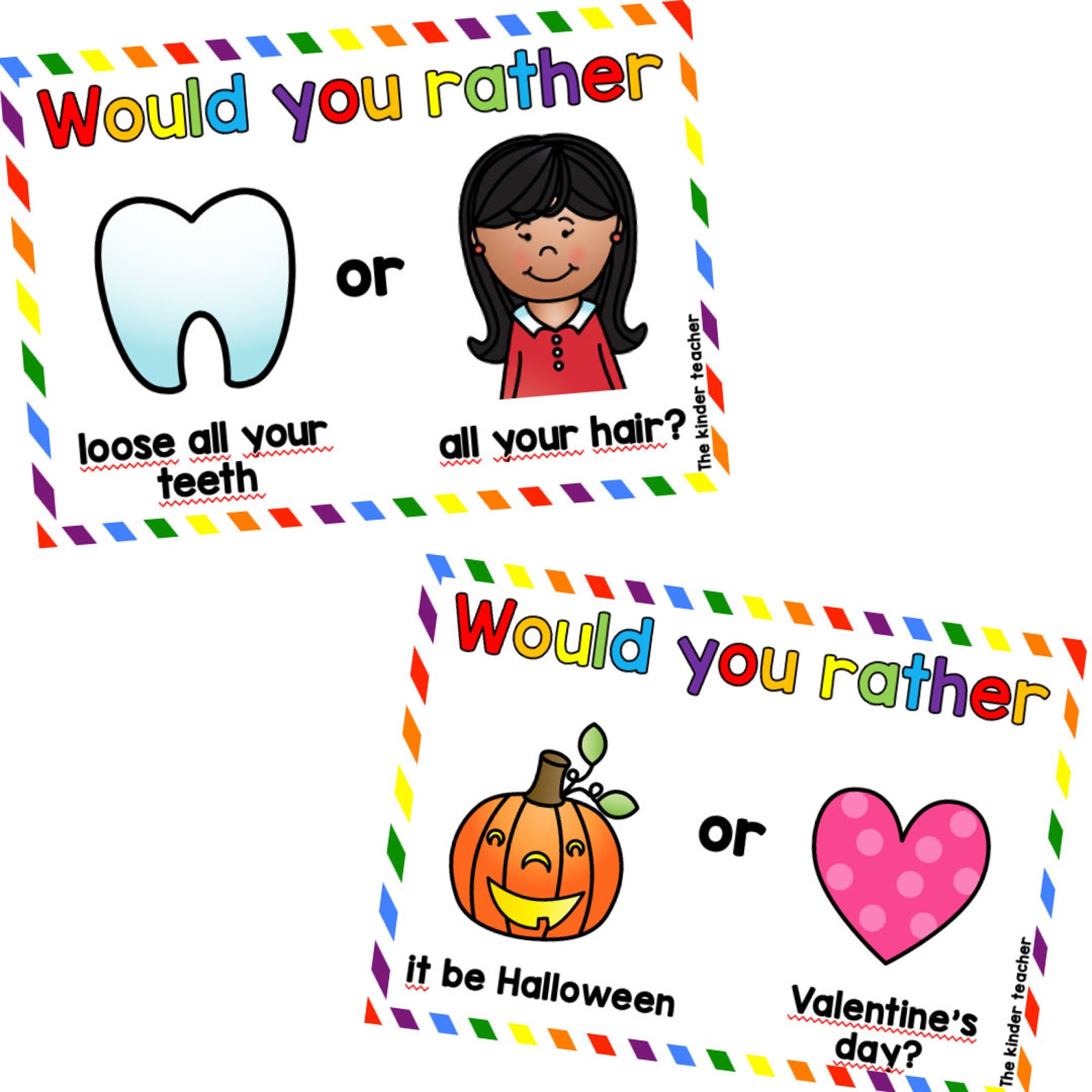Would You Rather Questions! 40 Cards - PART 2 - Etsy