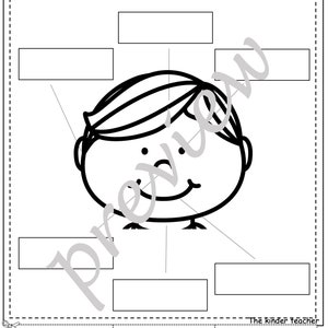 All About Me Booklet - Kindergarten - Etsy