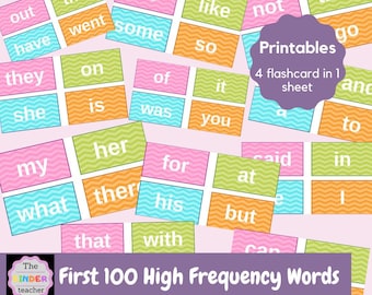 Oxford 100 High Frequency Words Flashcards: Australian Handwriting ...