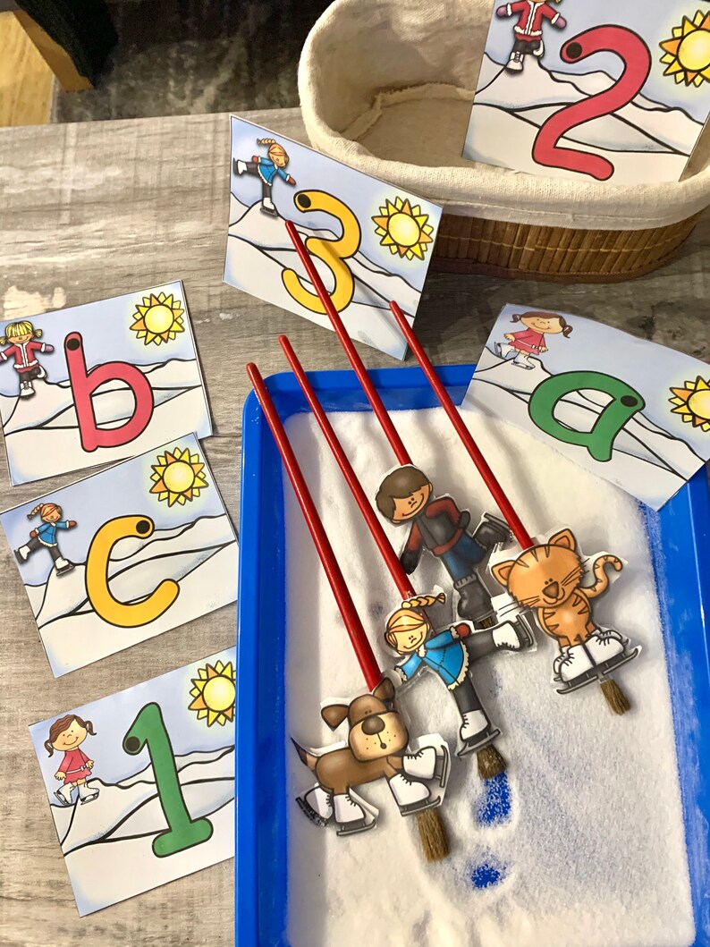 Salt Tray Writing - Number and Letter Formation - Early Years - Etsy