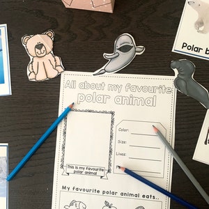 All About Polar Animals- Investigation Science Center for Preschool - Etsy