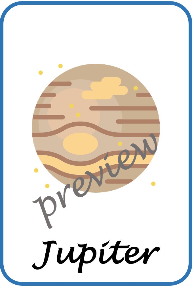 Space Posters and Key Vocabulary - Etsy