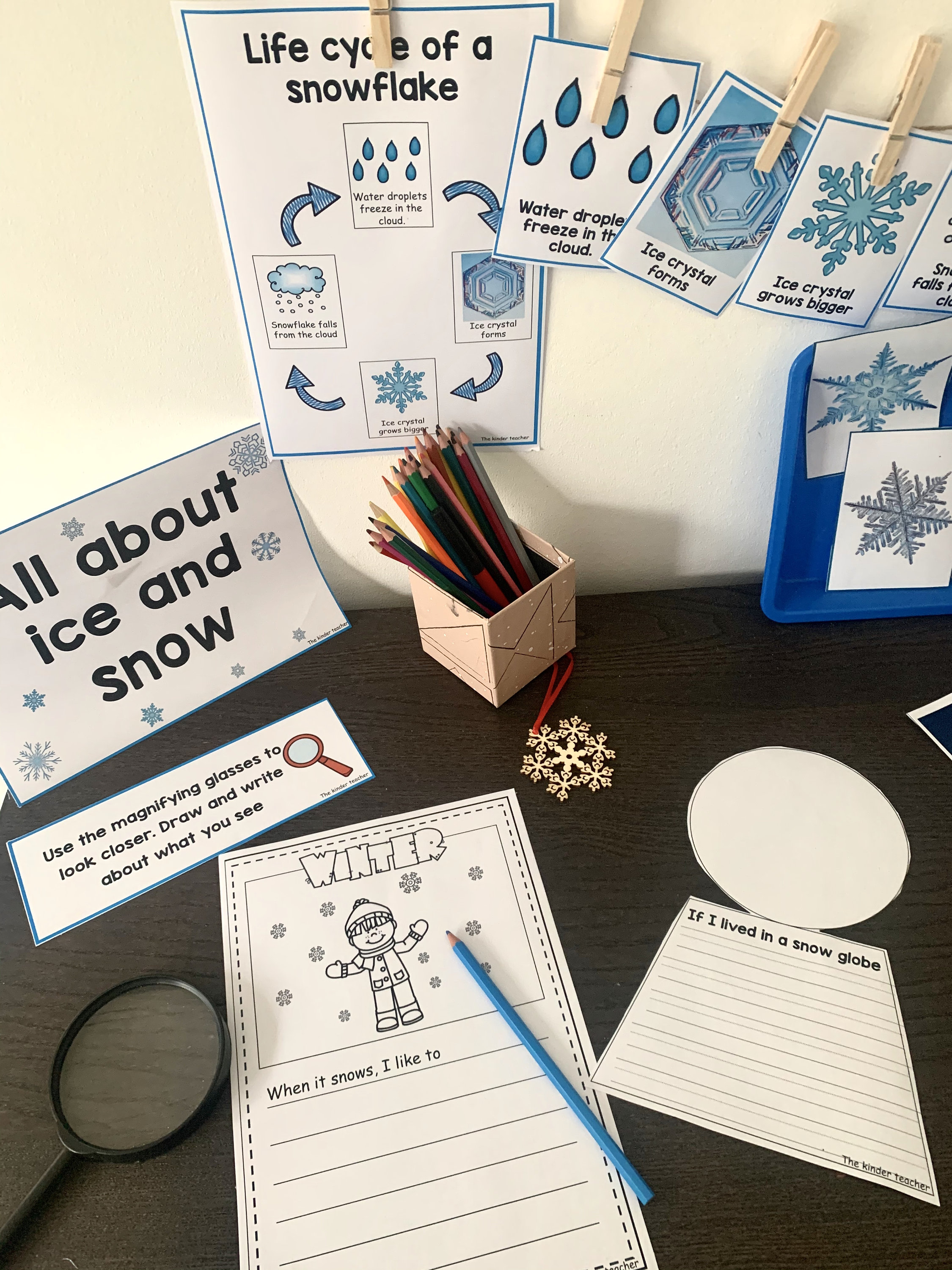 All About Ice and Snow- Investigation Science Center for Preschool - Etsy