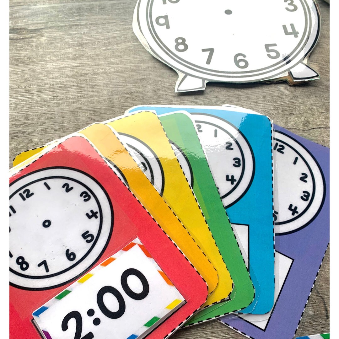 Tell the Time - Interactive Activity - Etsy