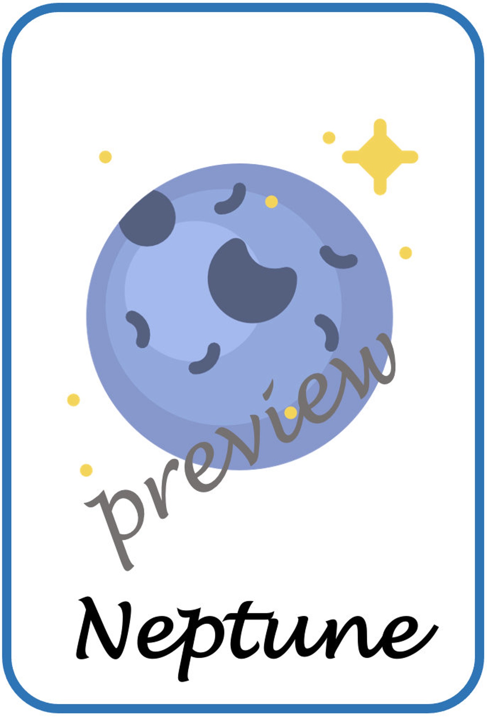 Space Posters and Key Vocabulary - Etsy