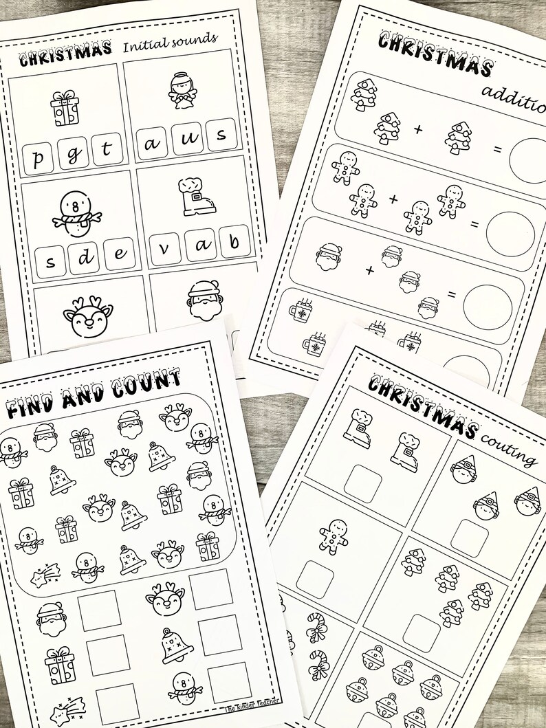 Christmas Activity Booklet - Etsy