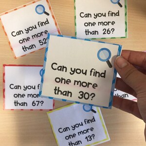 100 Square Chart - Find the Number, One More, One Less - Etsy