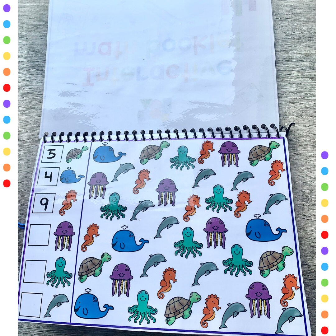 Interactive Math Booklet - Etsy