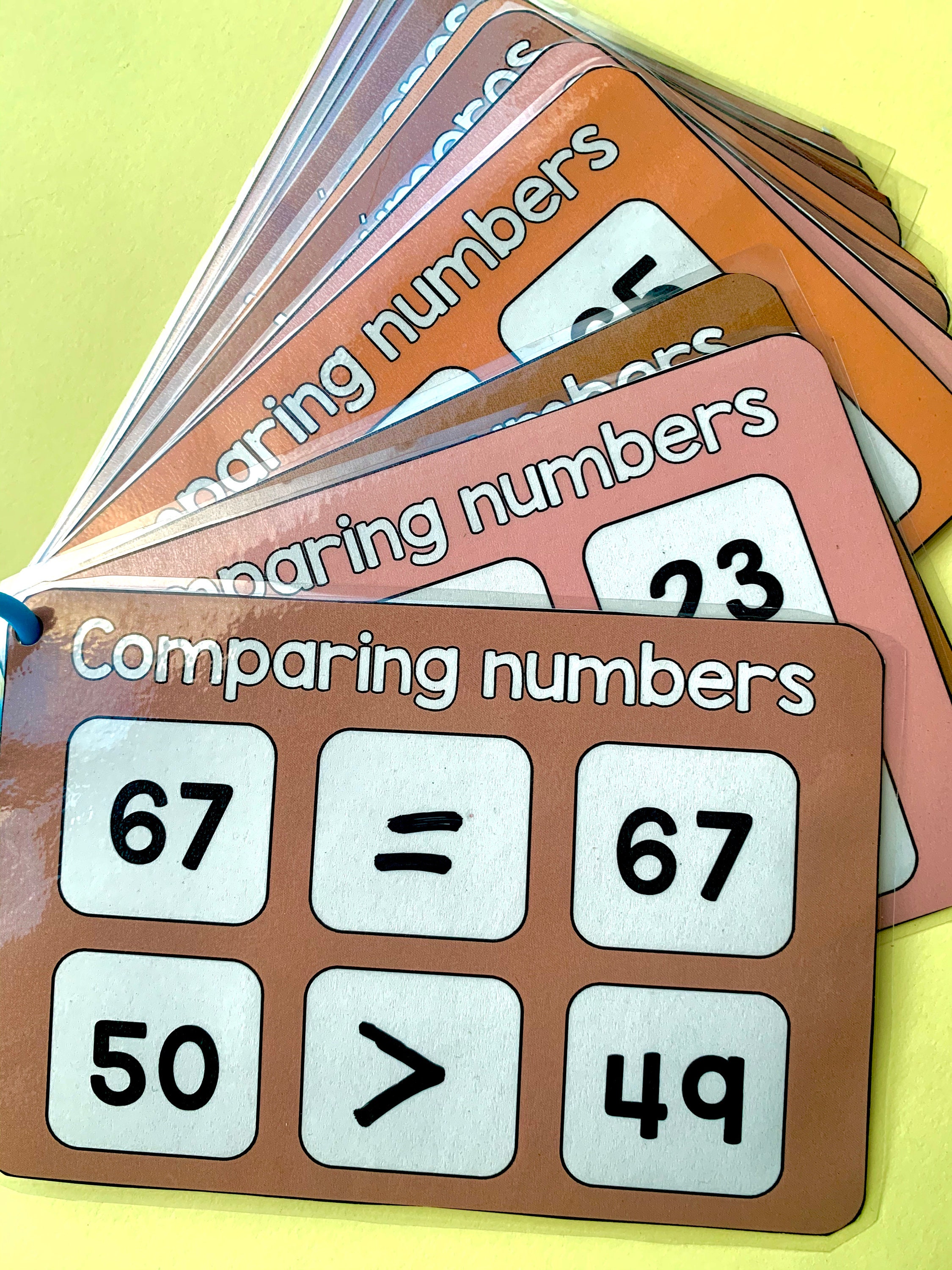 Comparing Numbers Greater, Less and Equal Than - Etsy