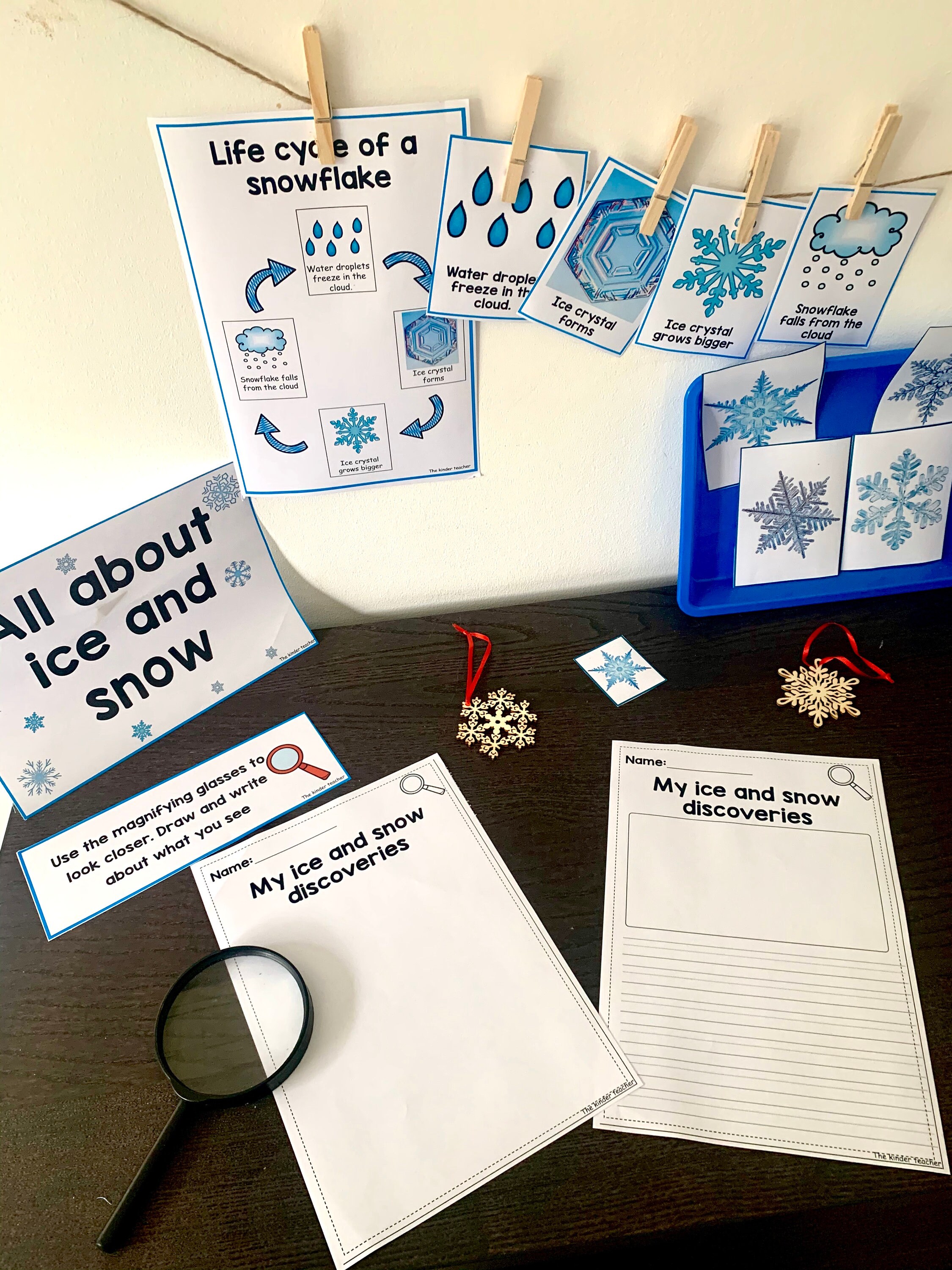 All About Ice and Snow- Investigation Science Center for Preschool - Etsy