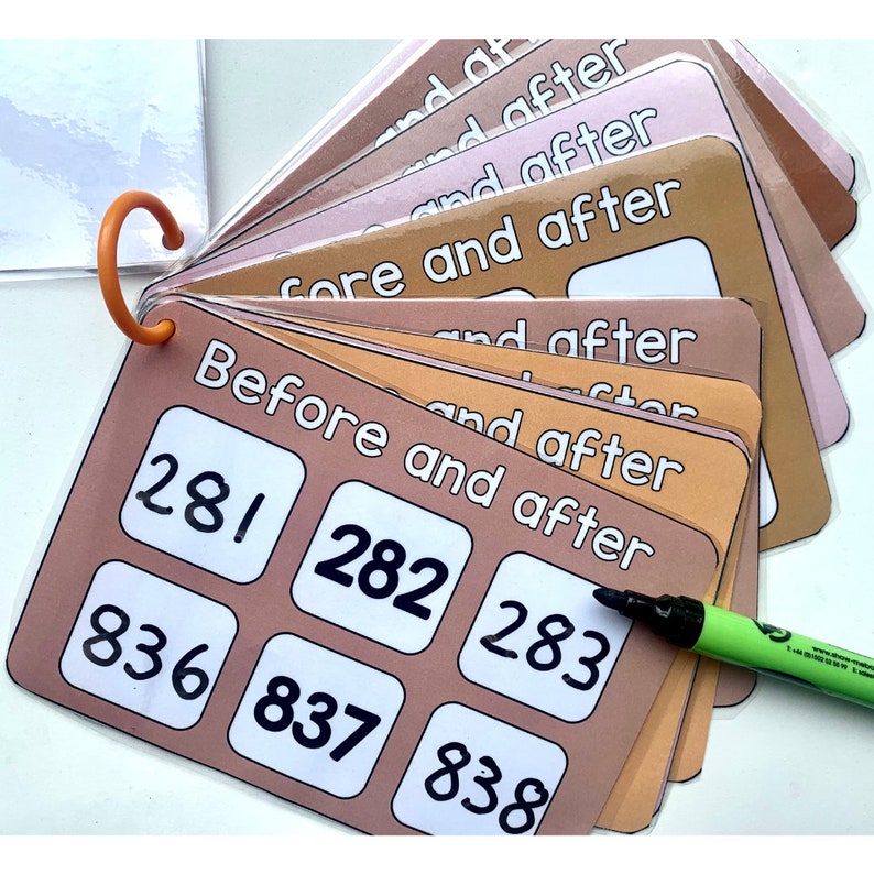 Before and After Numbers - Hundreds (from 100 to 999) - Etsy