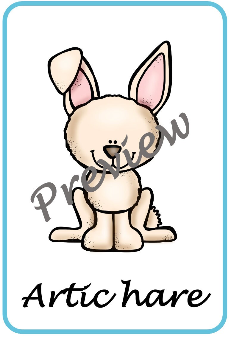 Polar Animals Classroom Posters - Etsy