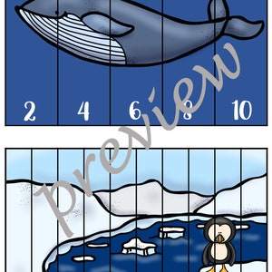 Polar Animals - Puzzles - Etsy