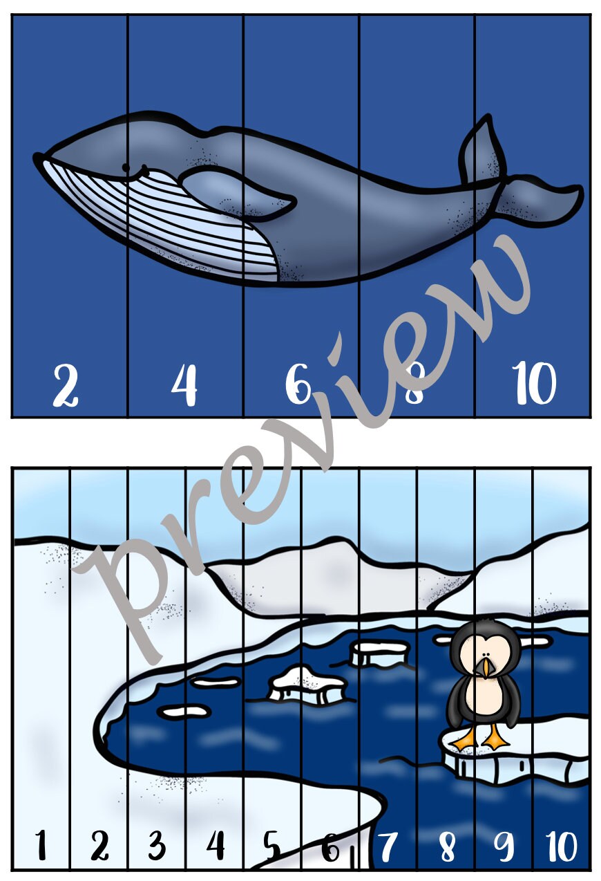 Polar Animals - Puzzles - Etsy