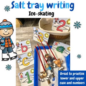 Salt Tray Writing - Number and Letter Formation - Early Years - Etsy